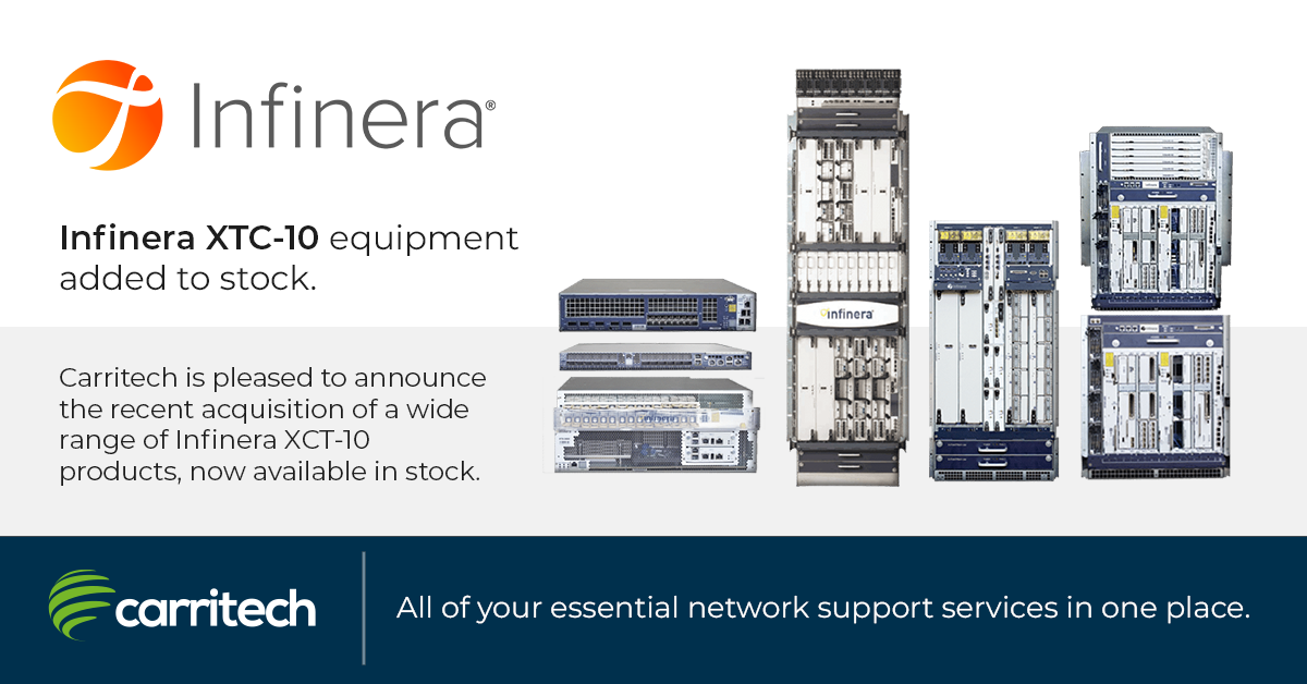 New Stock of Infinera XTC-10 Equipment | Carritech
